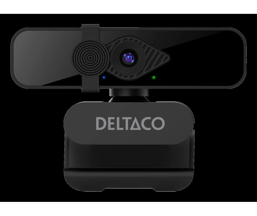 Begagnad Deltaco W-200 2K QHD-Webbkamera med fri support och öppet köp - Inrego