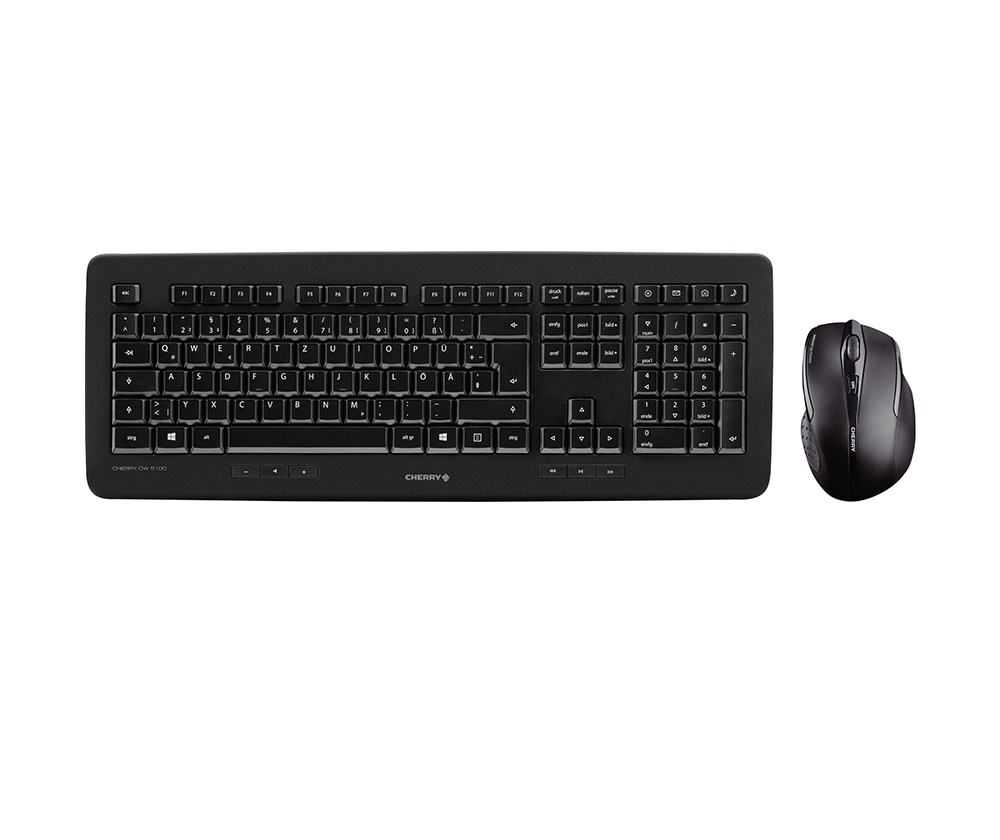 Begagnad Nytt trådlöst tangentbord/mus. Cherry DW5100 med fri support ...
